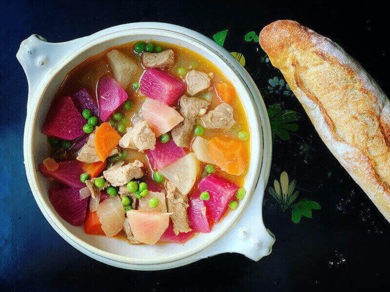 Recept: Navarin de veau aux légumes de printemps | Monsieur Plusfours